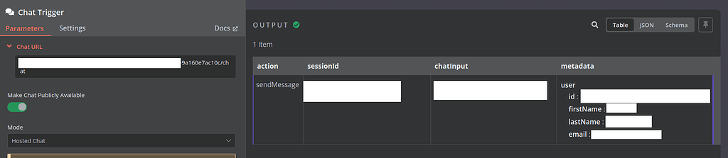Pass query parameter to hosted Chat Trigger as metadata - Feature ...