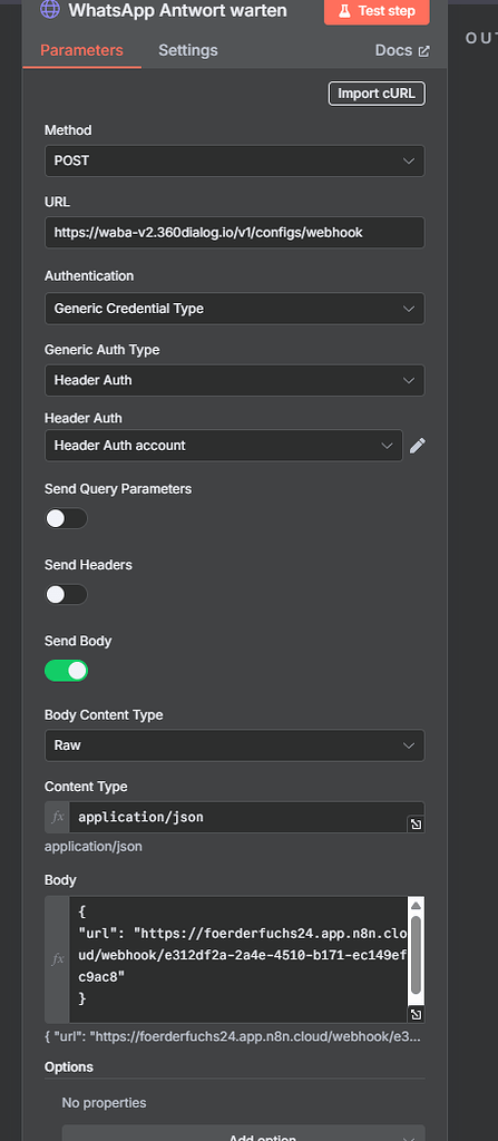 Webhook not receiving messages from 360dialog – Workflow fails with ...