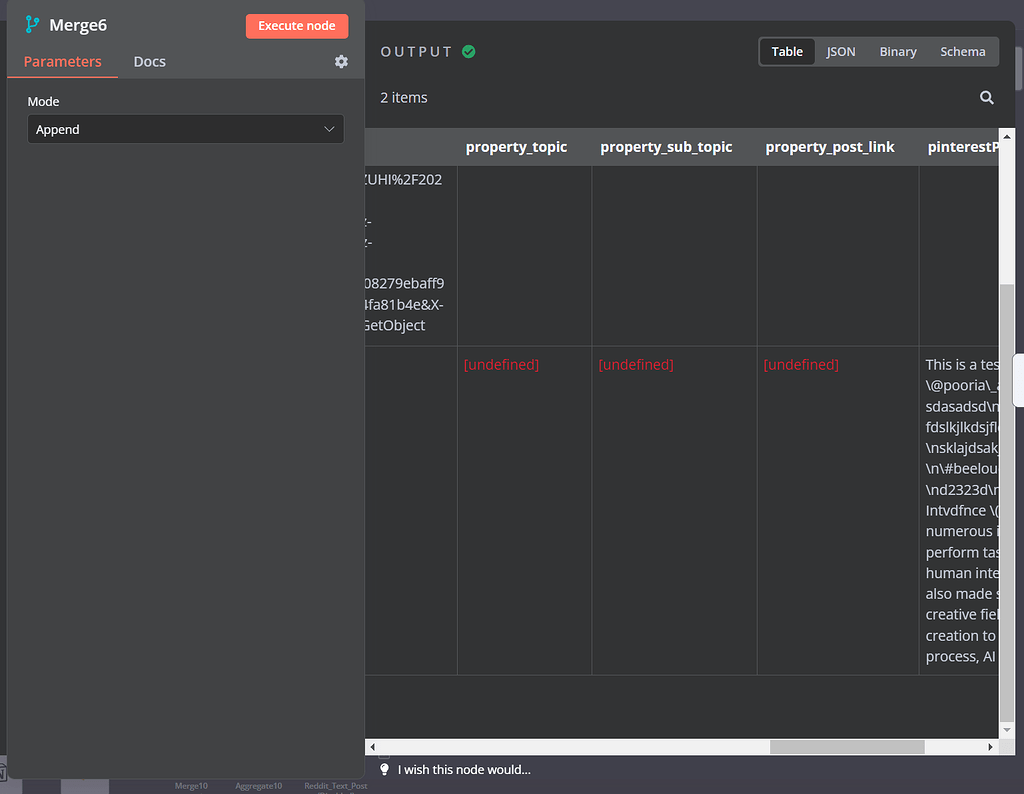 How To Merge And Aggregate To Not Output Broken Empty Json Questions N8n Community 