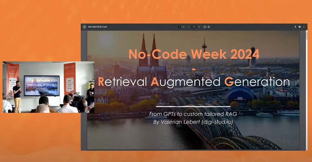 No-Code Week 2024: 'From GPTs to custom tailored RAG' - English 🇬🇧 ...