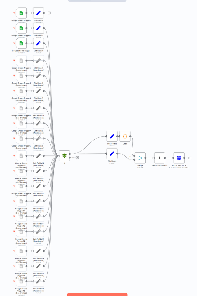 Google sheets multiple Triggers = Errors - Questions - n8n Community