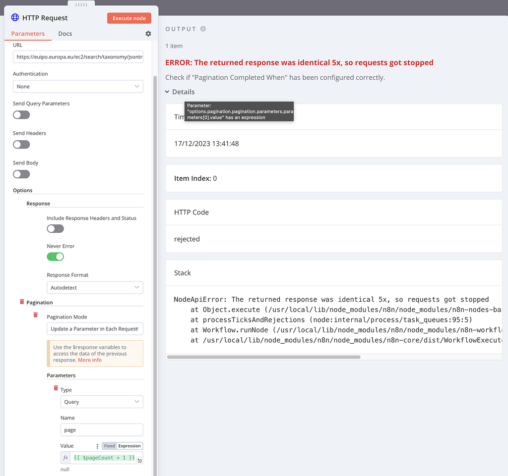 Looping All Pages Questions N8n Community 
