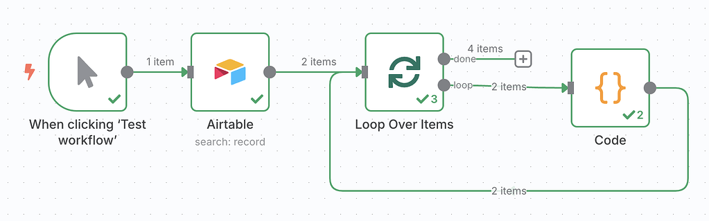 Looping over airtable row then attachments - Help me Build my Workflow ...
