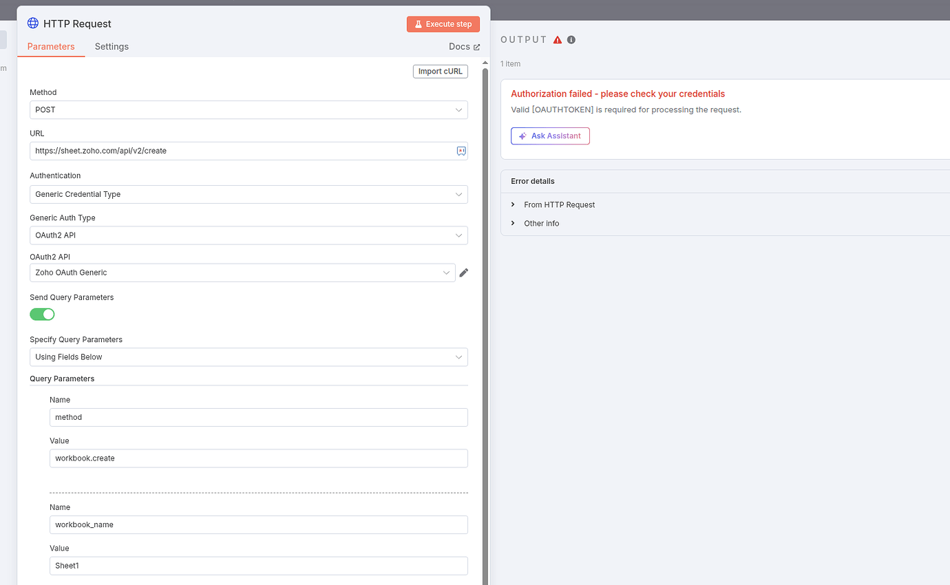 How to connect to Zoho using their custom OAuth2 - Questions - n8n Community