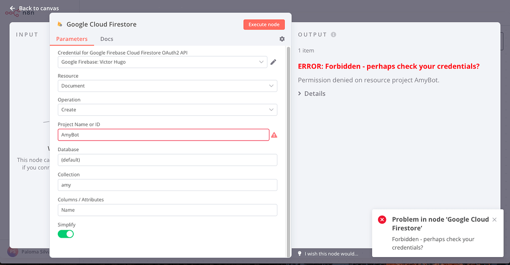 Google Cloud Firestore - Questions - n8n Community