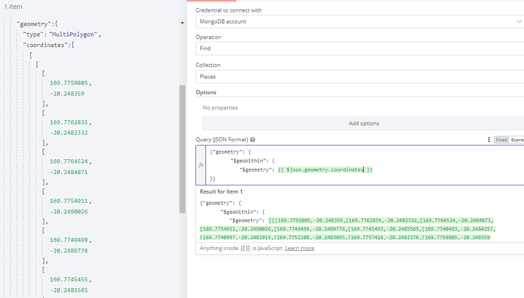 Issue swith jmespath and mongodb - Questions - n8n Community