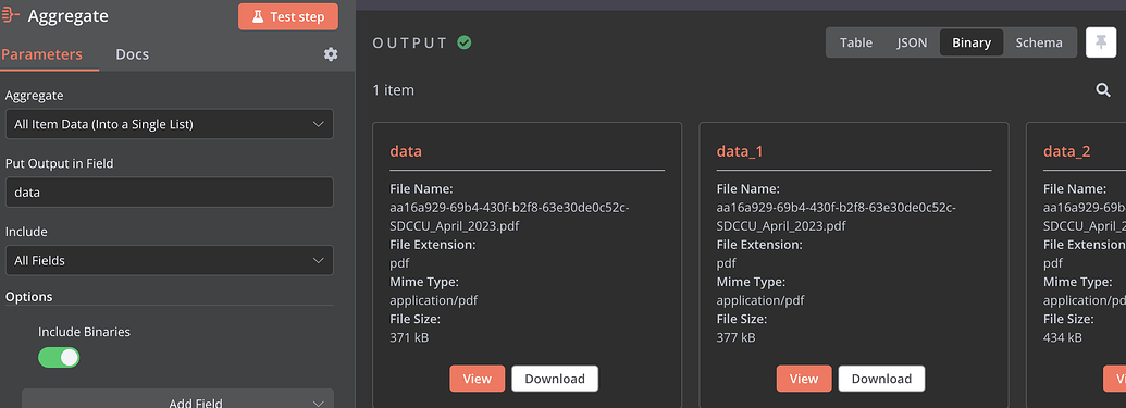 How to download multiple files and attach all of them in a single email - Questions - n8n Community