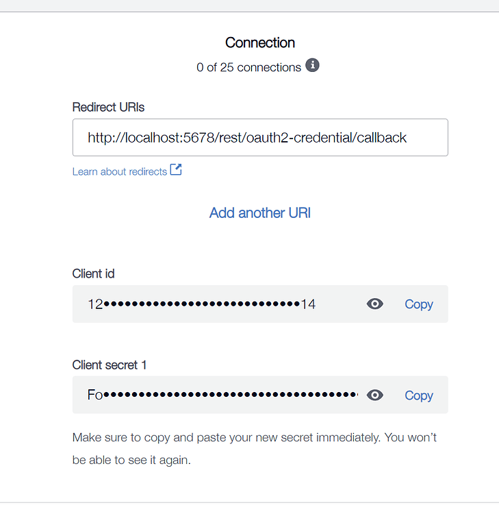 Xero credential - fails to connect to Xero (error 500 Invalid_redirect_uri) - Questions - n8n ...