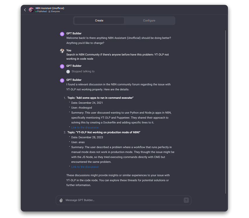 I created a ChatGPT plugin dedicated to n8n workflows for help and ...