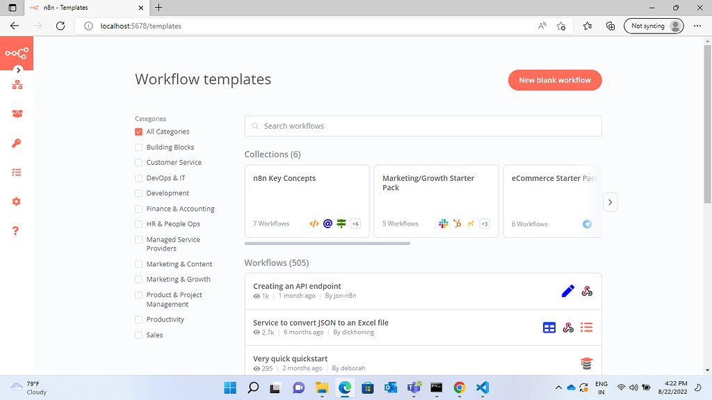 How To Add Custom Workflow Into Workflow Template As Default Workflow Questions N8n Community