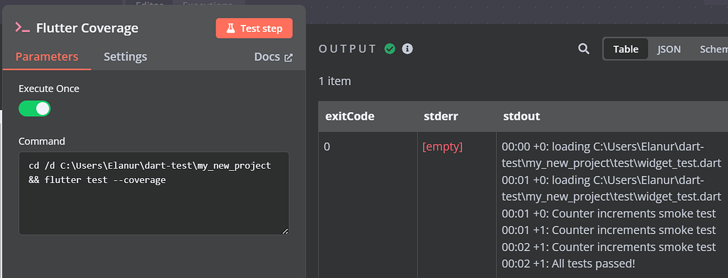 When I send the output from the execute command to telegram with an ... When I send the output from the execute command to telegram with an ...