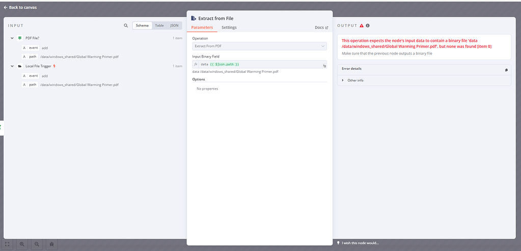 Extract From File node - Extract from PDF - Questions - n8n Community