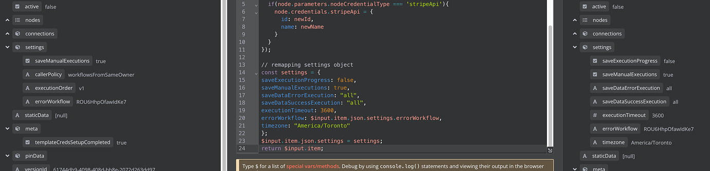 How to handle Settings in N8N API Update Workflow - Feature Requests - n8n Community