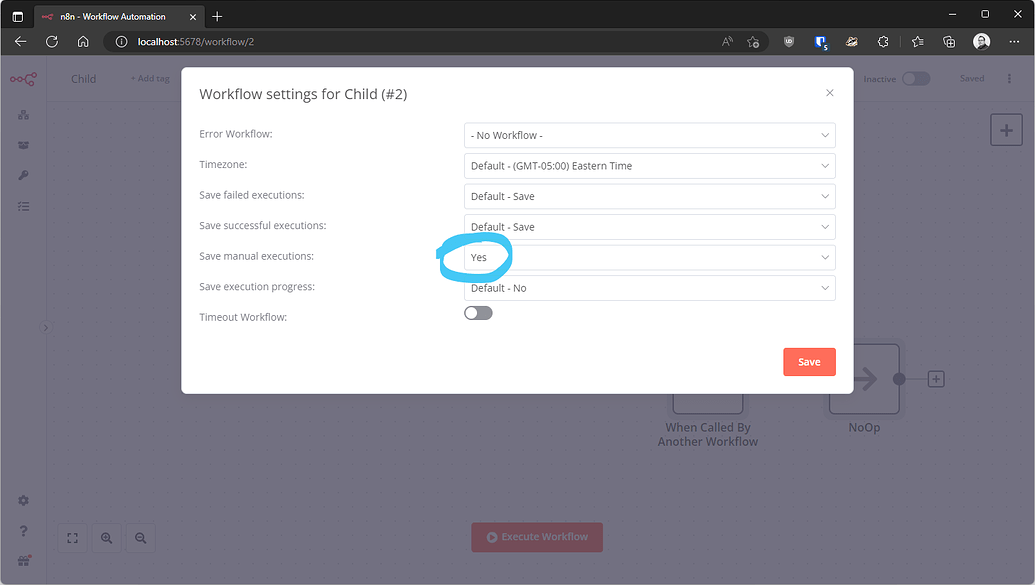 Execute workflow input...? Cannot read properties of undefined (reading 'json) [line 1 ...