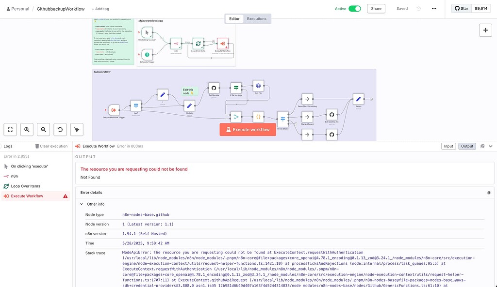 Problem in node 'Execute workflow' - Questions - n8n Community Problem in node 'Execute workflow' - Questions - n8n Community