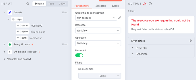 [SOLVED] Problem with node n8n workflow to Github - Questions - n8n Community