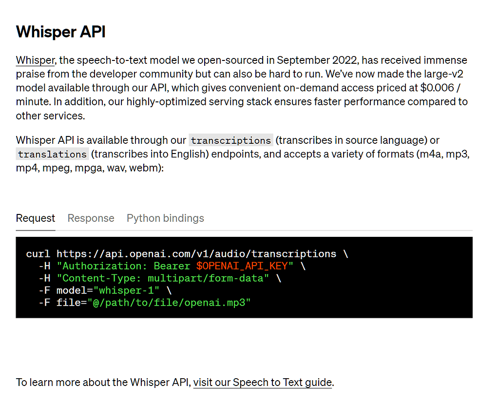 Whisper API added to OpenAI Node [done] - Feature Requests (done) - n8n Community