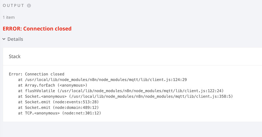 MQTT Credentials Error - Questions - n8n Community