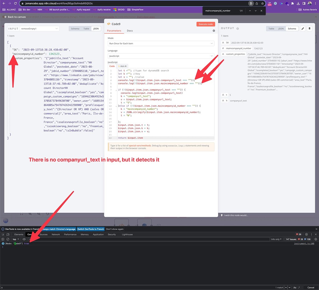 N8n detects an input that is not visible - Questions - n8n Community