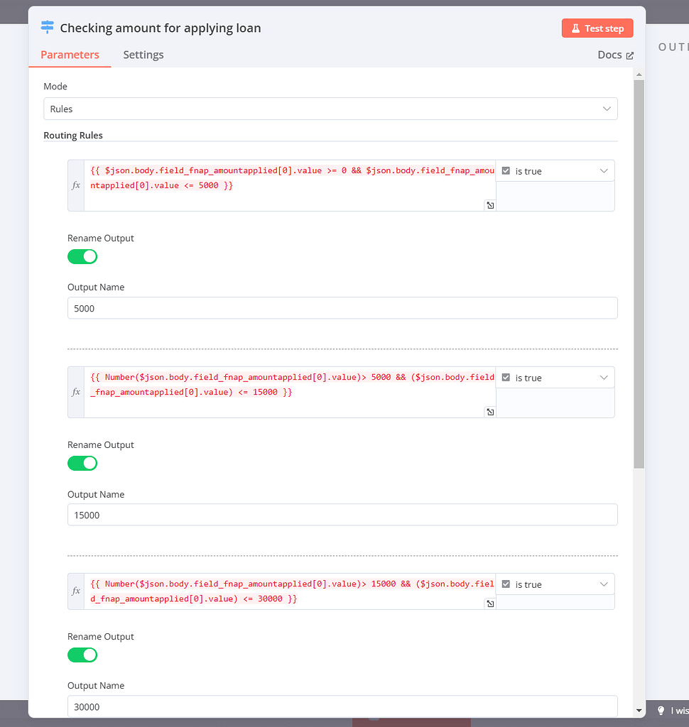 How i want to create in the switch nodes routing rules - Questions - n8n Community