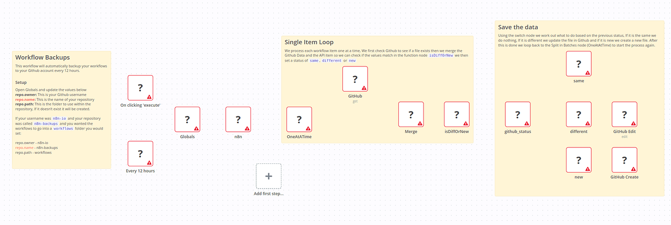 Fresh install says Could not insert node 'n8n-nodes-base.scheduleTrigger' is an unknown node ...