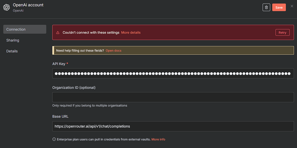 How to Connect an OpenAI-Compatible Model to AI Agent? - Questions - n8n Community