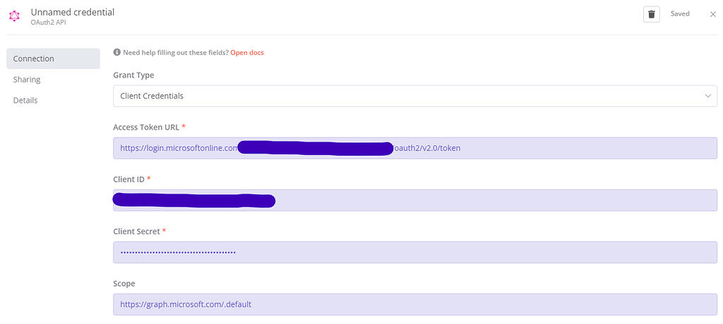 Expression use in Oauth2 generic Client credentials - Questions - n8n ...