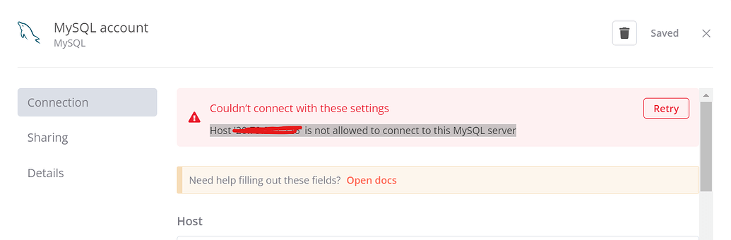 Connect With Mysql Questions N8n Community