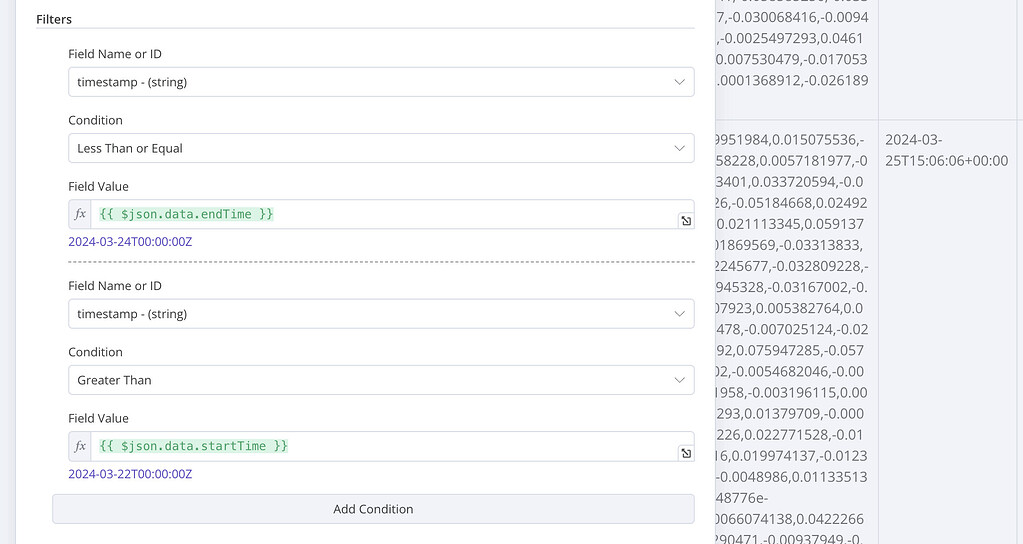 Filtering by timestamp not working in supabase node - Questions - n8n Community
