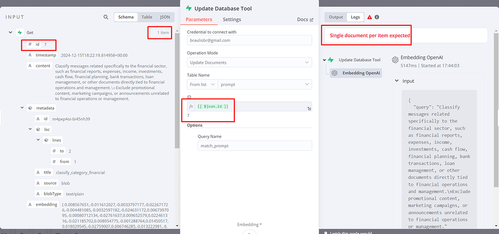 Supabase Update Documents not working - Questions - n8n Community