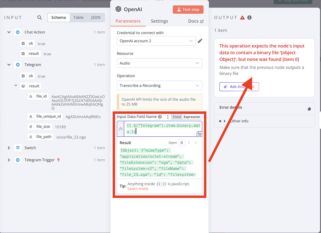 How to get binary data in the correct way? - Questions - n8n Community