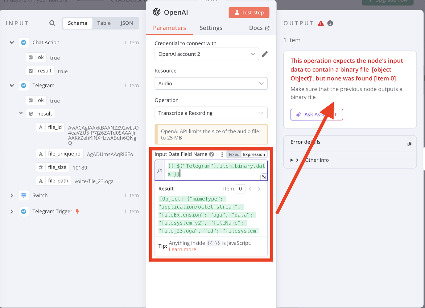 How to get binary data in the correct way? - Questions - n8n Community