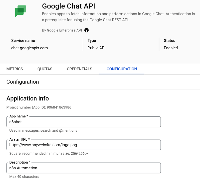 Google Chat Error - Questions - n8n