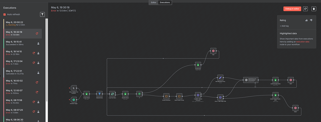 Unable to see execution error - Questions - n8n Community