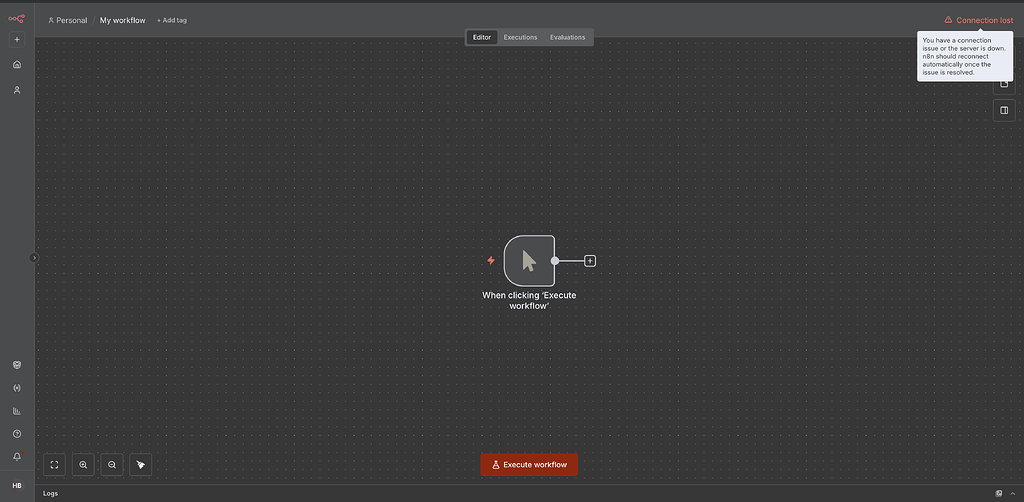 Error: Connection lost in Workflows (new setup with Docker & Cloudflare ...