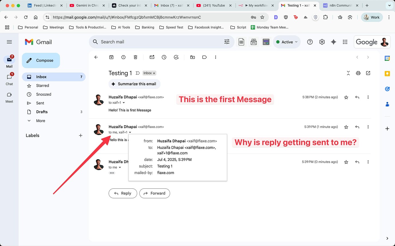 Issues w/ Gmail Node - Questions - n8n Community