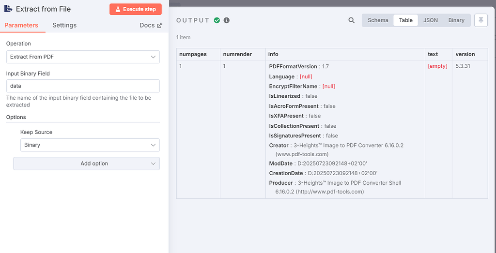 Extract Data from PDF - Questions - n8n Community