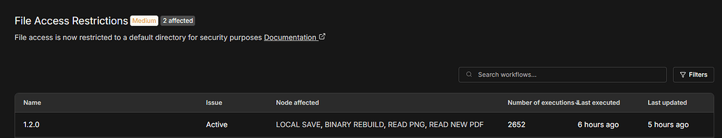 Migration Report still warns about absolute file paths even after ...