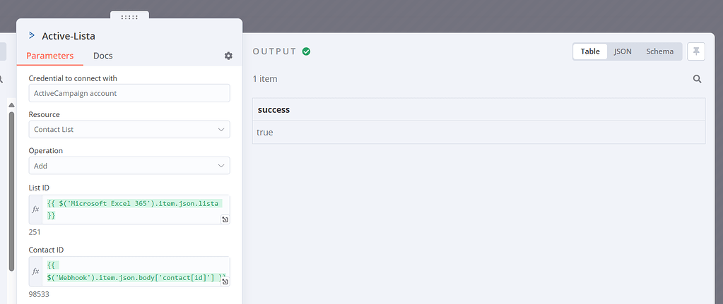 [Active Campaign] Issue Adding Contact to List - Questions - n8n Community