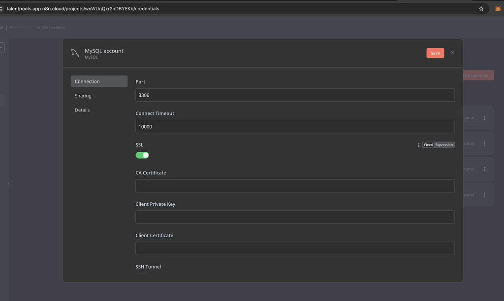 Create AWS RDS MySQL connection with SSL .pem cert without private key + IP whitelisting ...