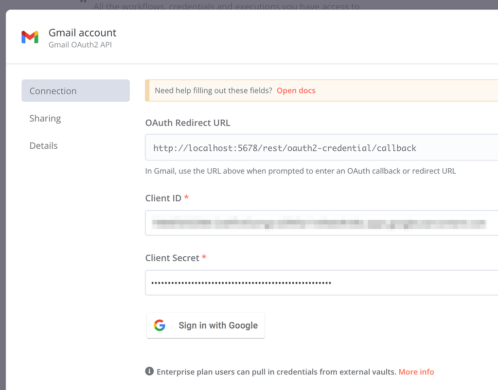 OAuth Redirect URL stuck with `localhost` and consent windows complains on Error 400: redirect ...