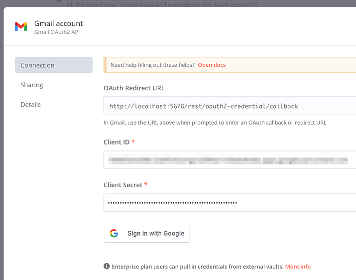 OAuth Redirect URL stuck with `localhost` and consent windows complains on Error 400: redirect ...