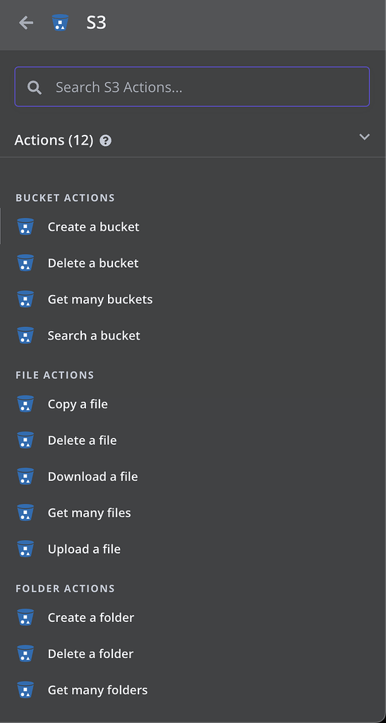 How can I create action nodes under one main node? - Questions - n8n Community
