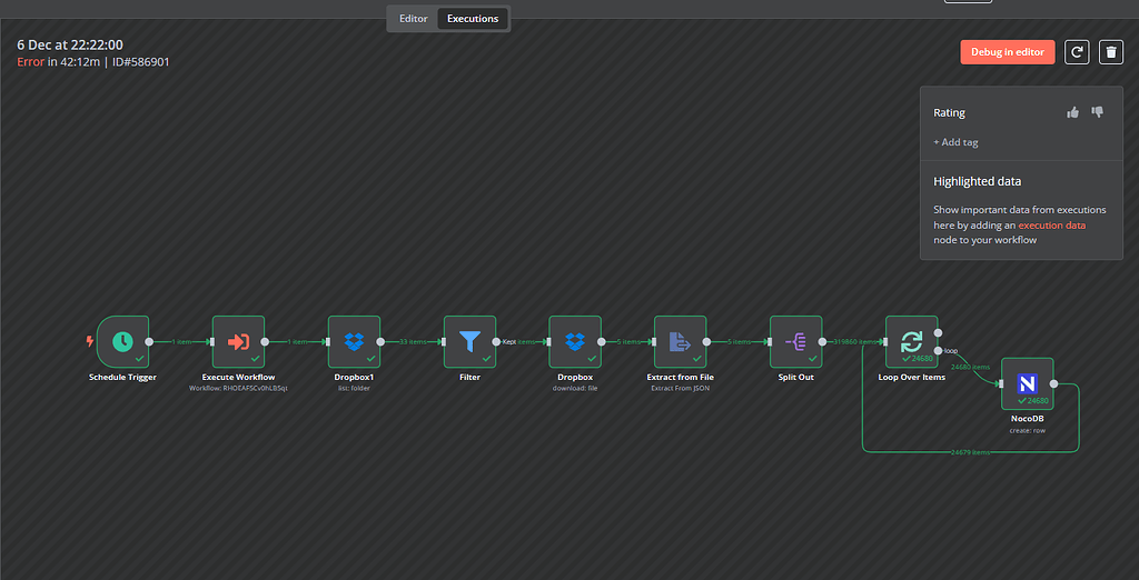 Workflow failing without any visible error - Questions - n8n Community