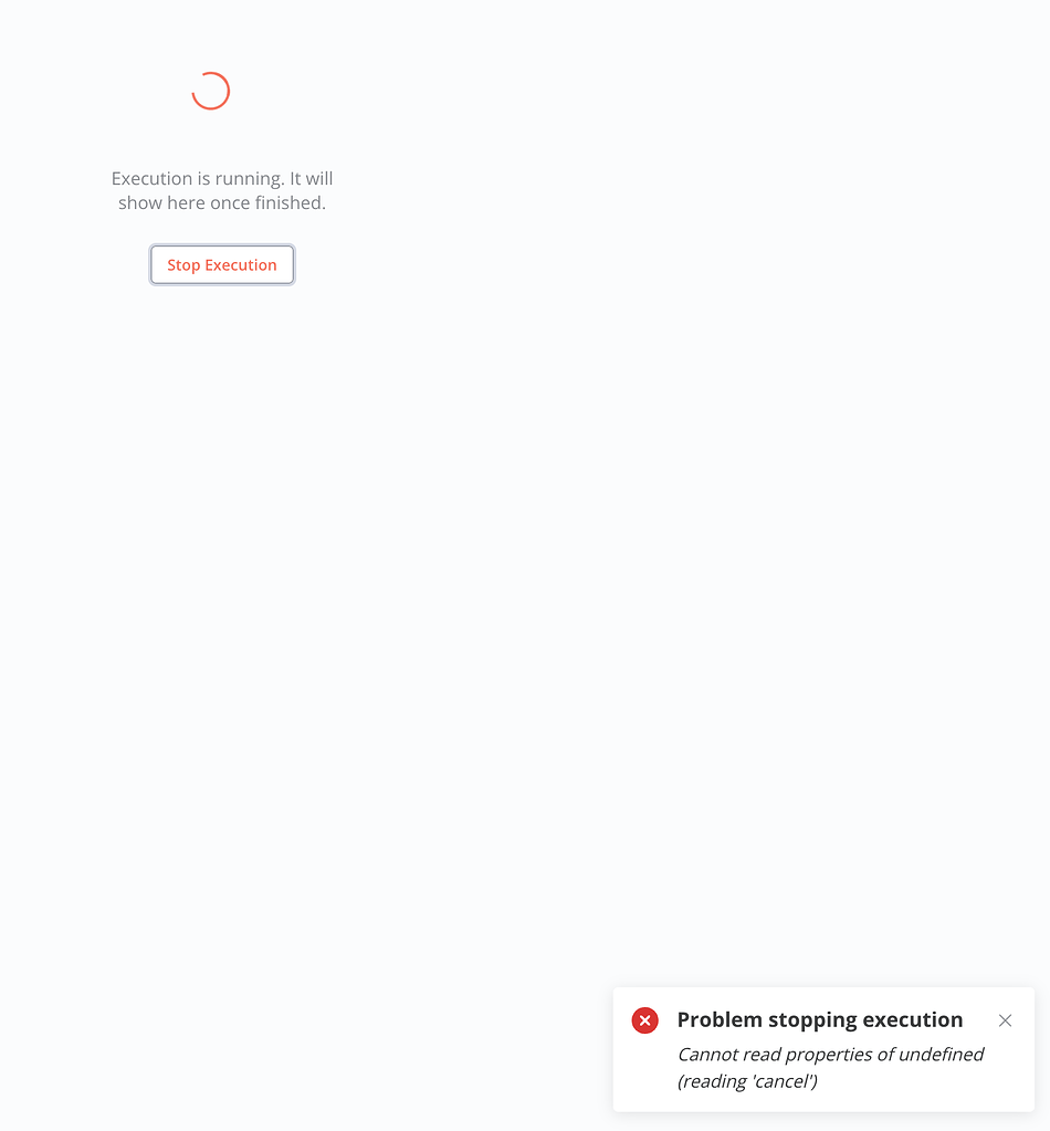Cannot Stop Execution Cannot Read Properties Of Undefined Reading
