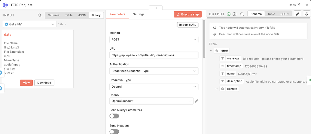 Mp3 not supported by Whisper? - Questions - n8n Community