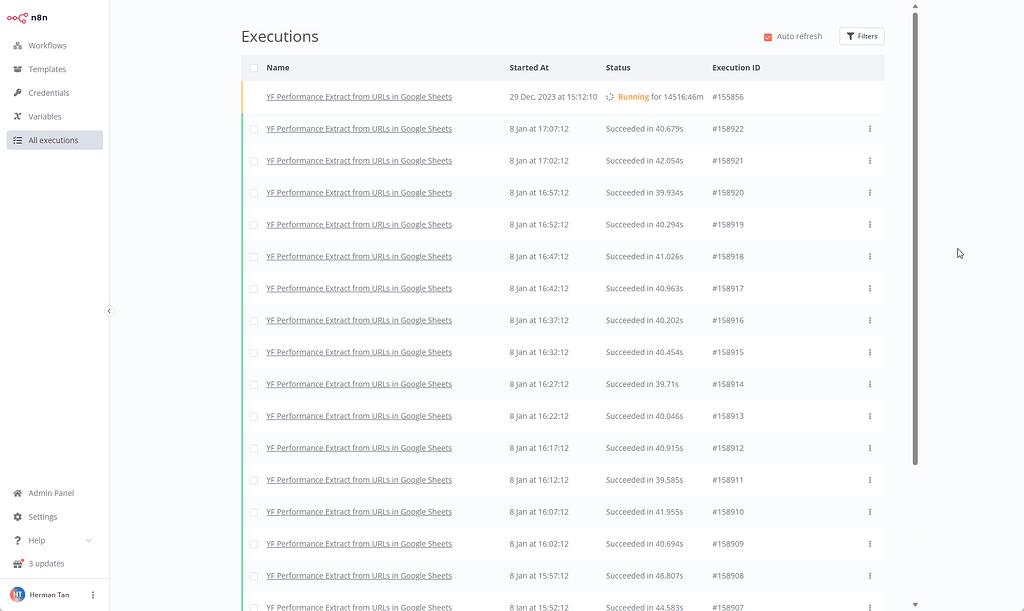 Workflow does not end and cannot be killed in n8n cloud - Questions - n8n Community
