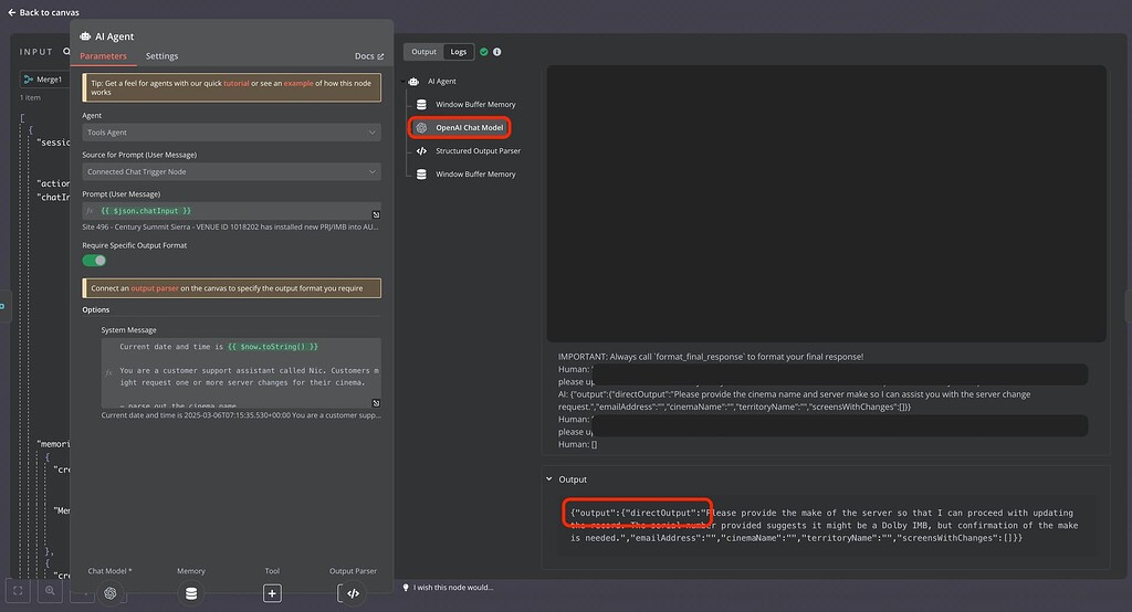 AI Agent response sometimes nests / double wraps "output" JSON key - Questions - n8n Community