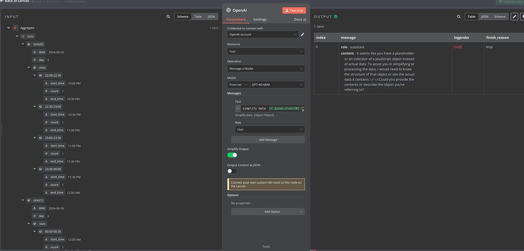Pass dynamic input to OpenAI node - Questions - n8n Community