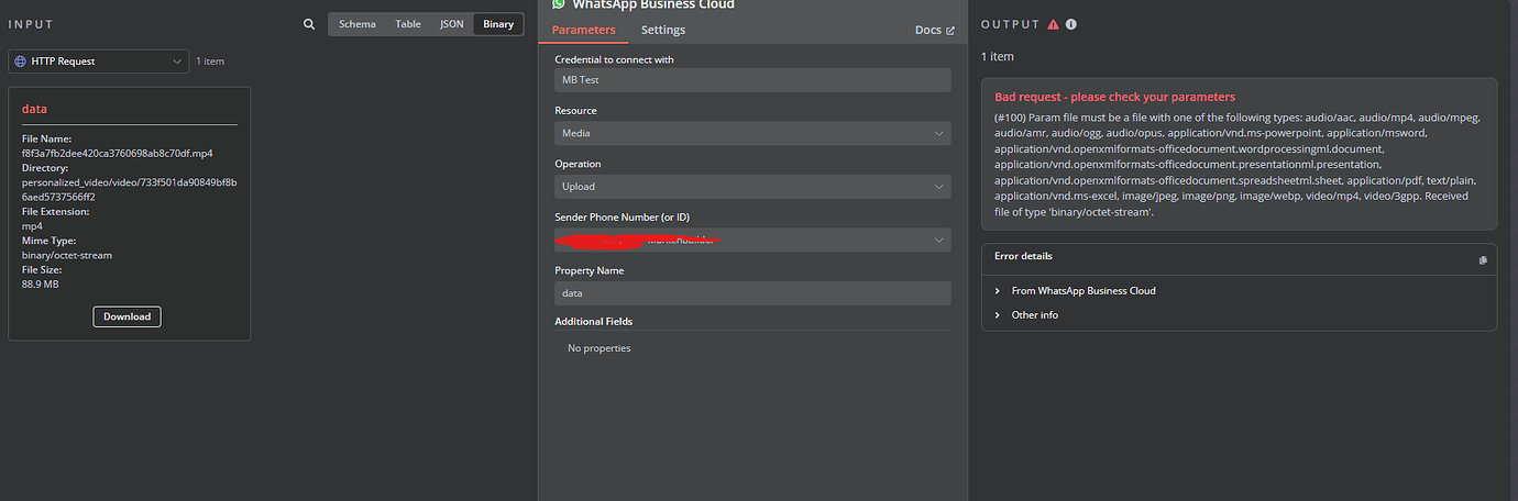 URGENT: Cant adjust MIME TPYE from binary/octet-stream - Questions - n8n Community